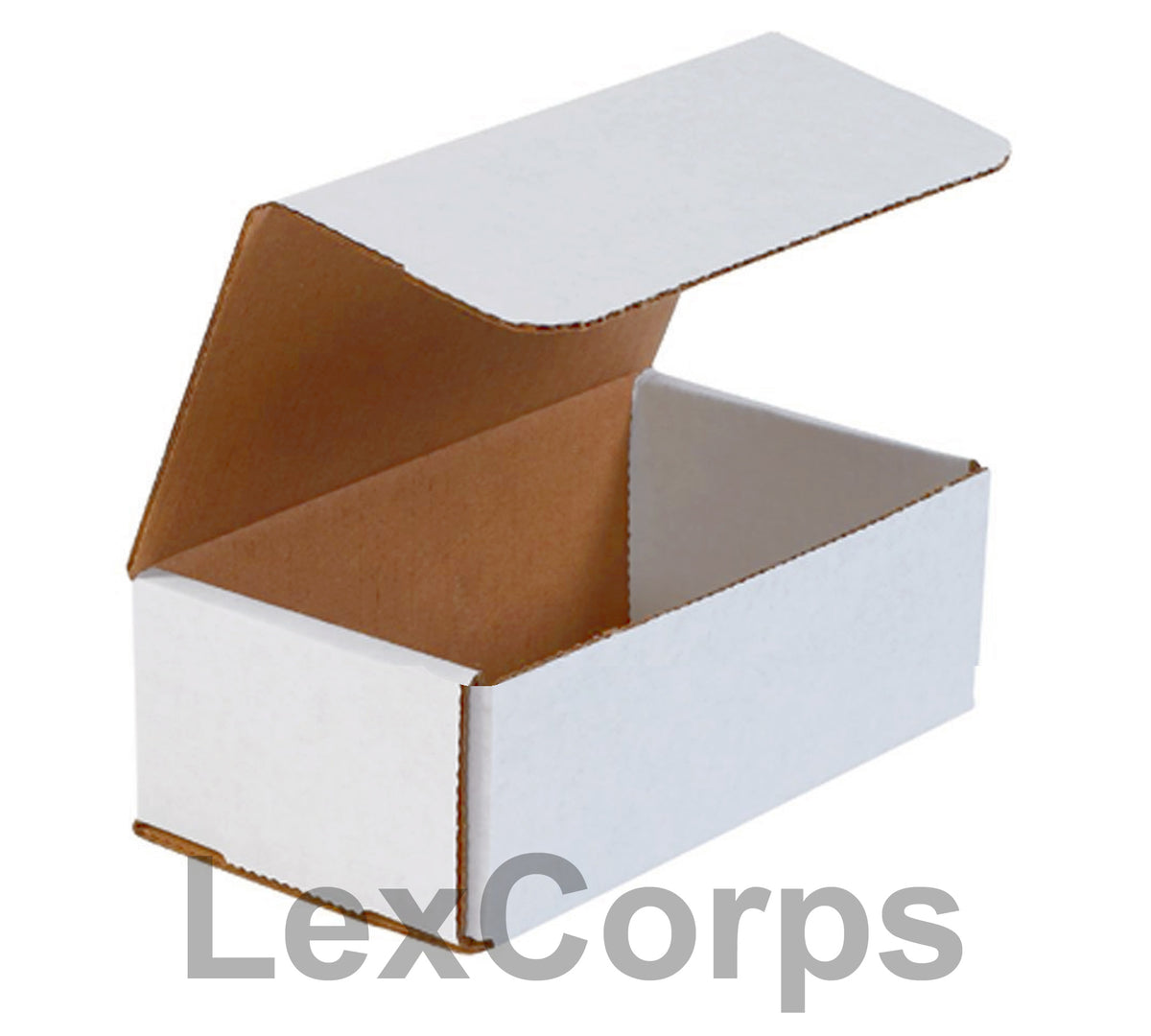 7x4x2 White Corrugated Mailers – Lexcorps.com